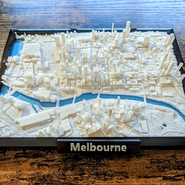 3D City Frames – Melbourne Australia | 3D Printer Model Files