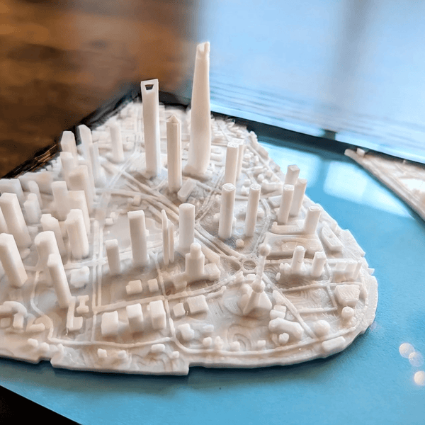 3D City Frames – Shanghai China | 3D Printer Model Files