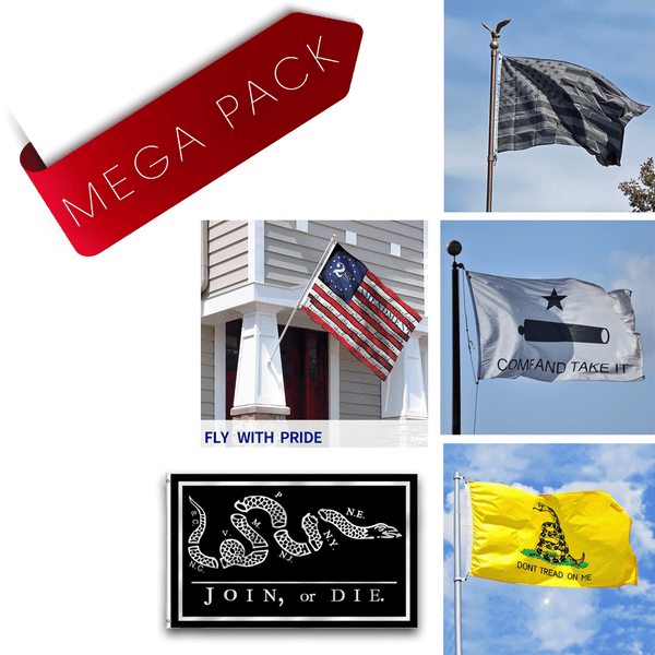 Cloth Flag - Mega Pack Bundle for Patriots - USA Made