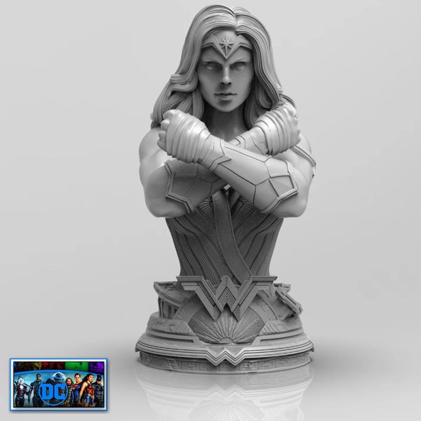 Wonder Woman Bust | 3D Printer Model Files