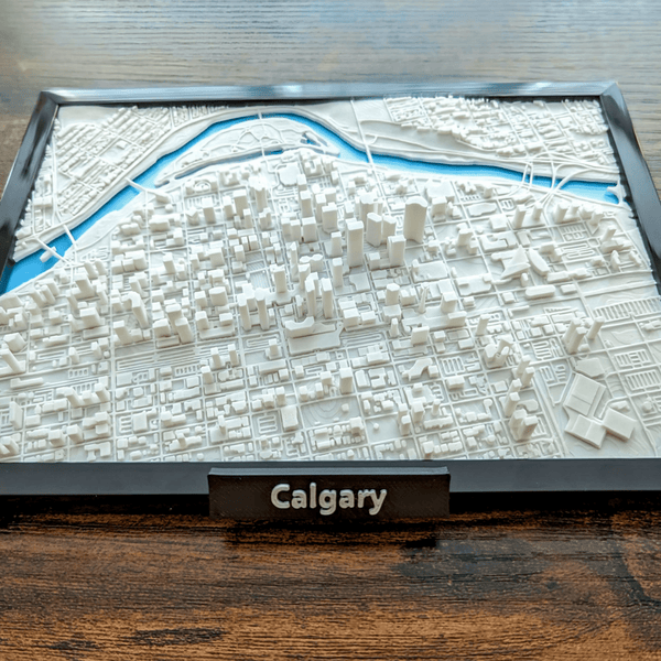 3D City Frames – Calgary Canada | 3D Printer Model Files
