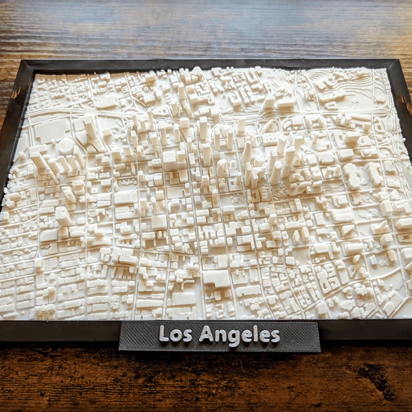 3D City Frames - Los Angeles California | 3D Printer Model Files