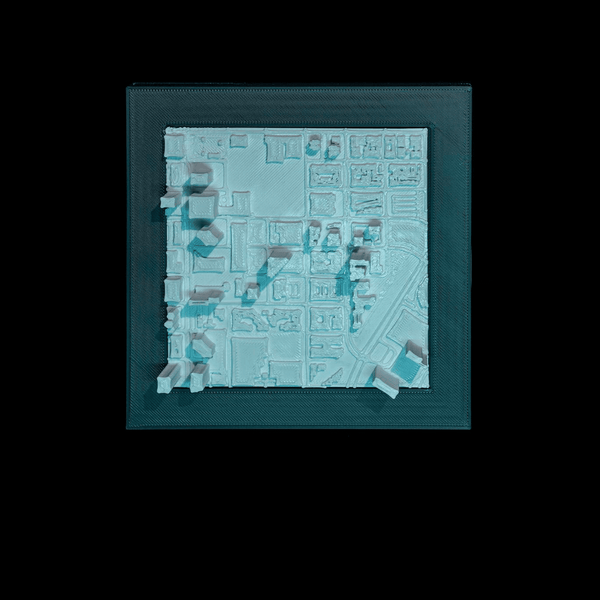3D City Frames – San Diego California | 3D Printer Model Files