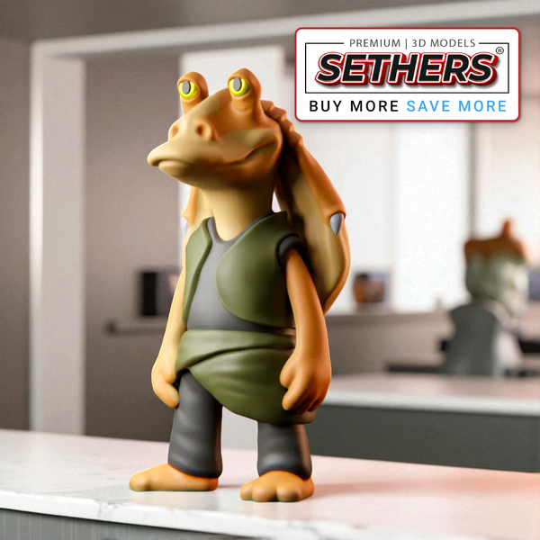 Jar Jar Binks | Star Wars | Best 3D Printing Model Files