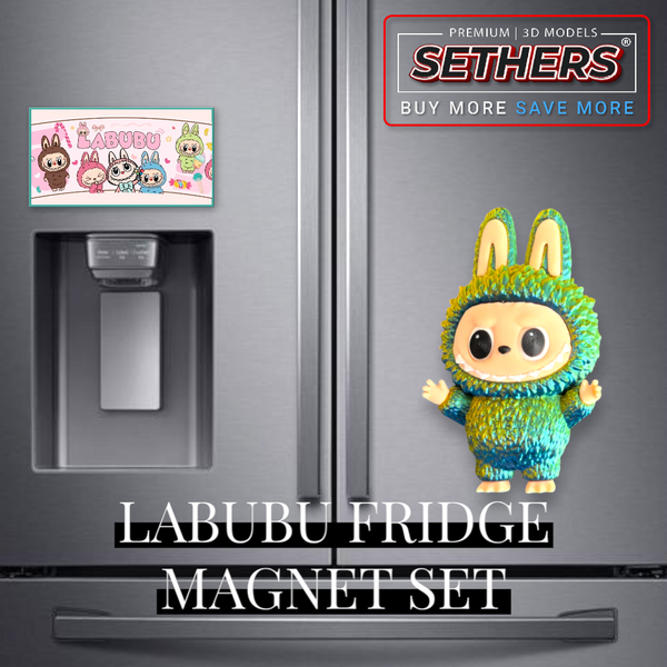 Refrigerator Magnet | Labubu the Monsters | 3D Printing STL Models