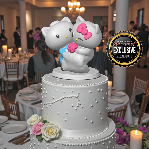 Dear Daniel Hello Kitty Gets Married | Sanrio | 3D Printing Models