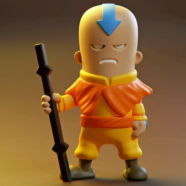 Aang Avatar Mini Figure | 3D Printer Model Files
