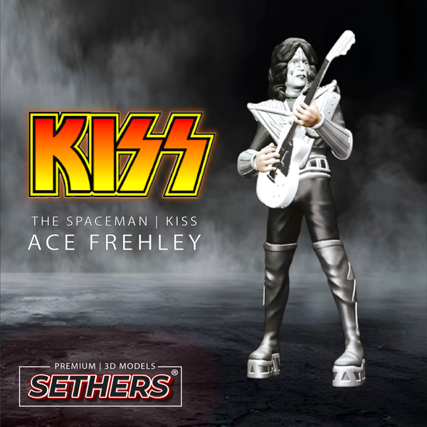 Ace Frehley | The Spaceman | KISS | 3D Printer Model Files
