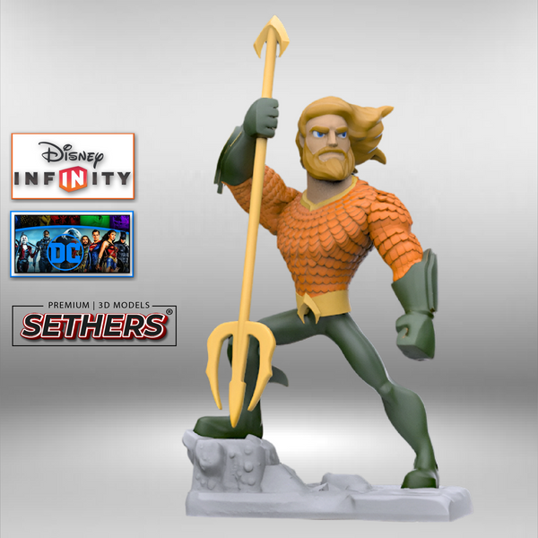 Aquaman | Disney Infinity | 3D Printer Model Files
