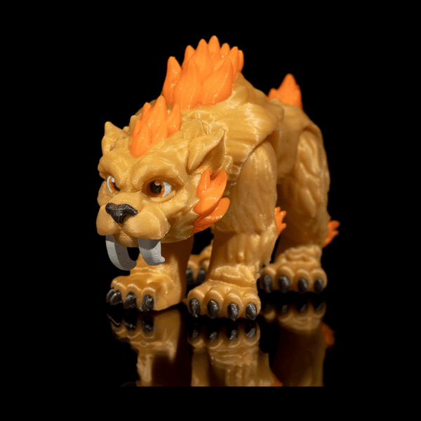 Articulated Saber Toothed Tiger | 3D Printer Model Files