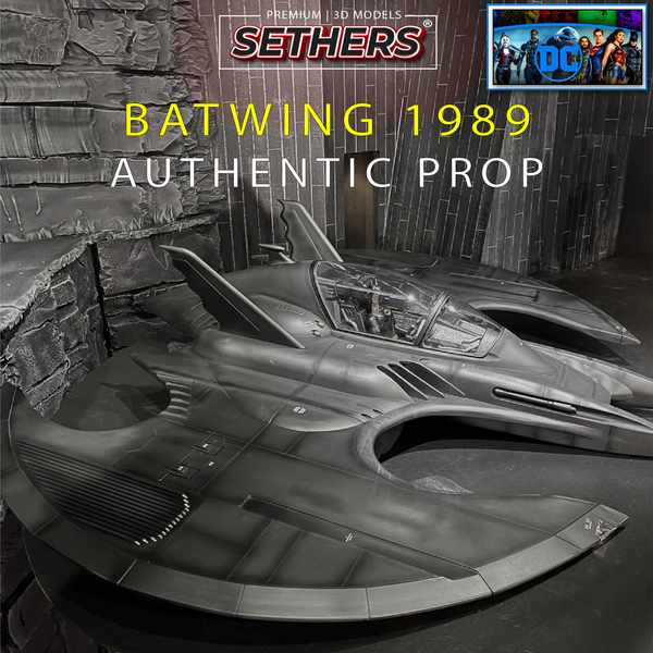 Authentic Replica Batwing 1989 | Batman | 3D Printer Model Files
