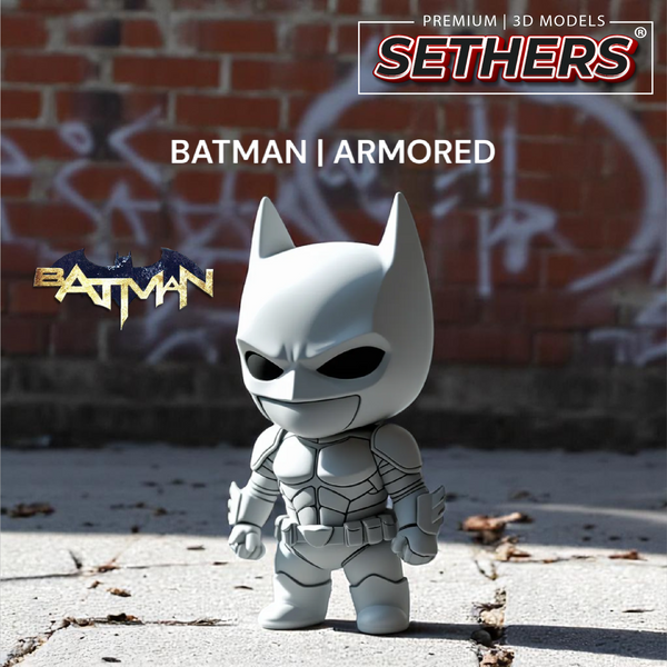 Batman Armored Mini | Dark Knight | 3D Printing STL Model Files