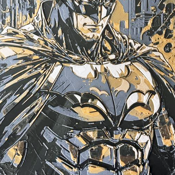 Batman Art Painting | HueForge 3D Filament Painting Model File