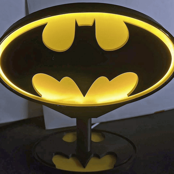 Batman Logo 1989 Night Light Lamp | 3D Printer Model Files