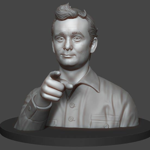 Bill Murray Stripes Bust | 3D Printer Model Files