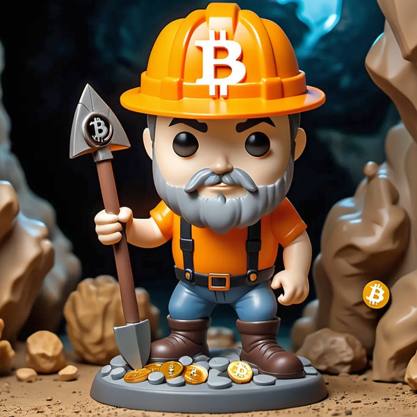 Bitcoin Miner Mini Figure | 3D Printer Model Files