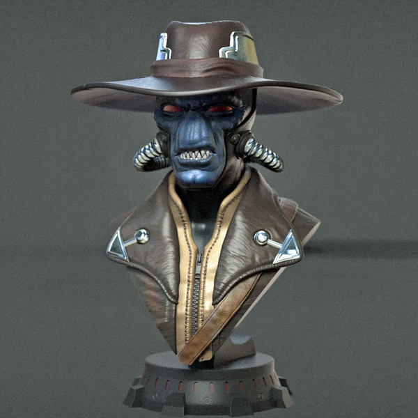 Cad Bane Bust | 3D Printer Model Files