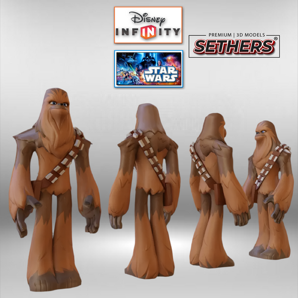 Chewbacca | Disney Infinity | 3D Printer Model Files