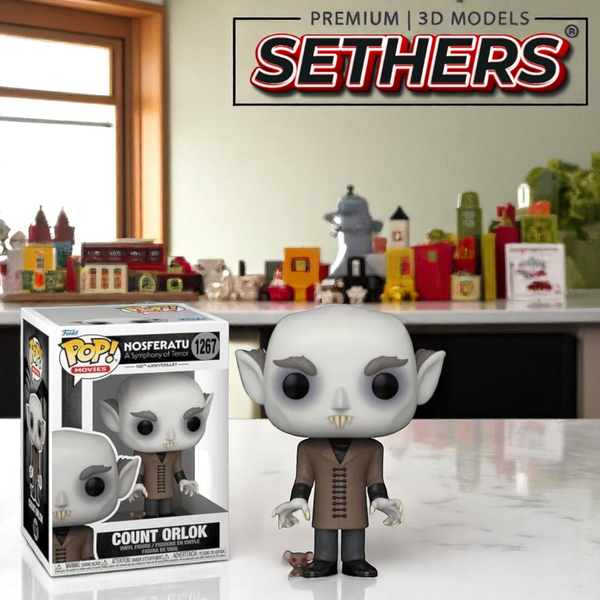 Count Orlok Nosferatu Vampire | POP Mini Figure | 3D Printing Models