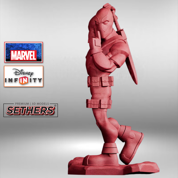 Deadpool | Disney Infinity | 3D Printer Model Files