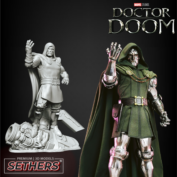 Doctor Doom Sculpture | 3D Printer Model Files