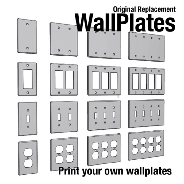 Electrical Outlet Switch Covers | 3D Printer Model Files