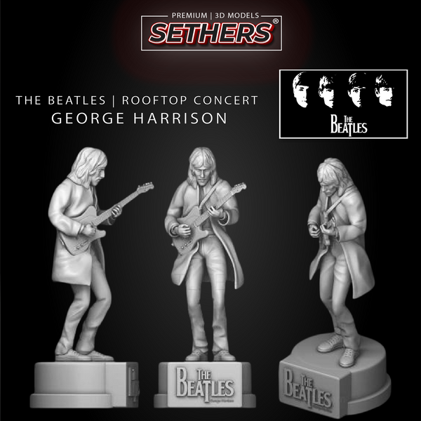 George Harrison | Rooftop Concert | The Beatles | 3D Printer Model Fil