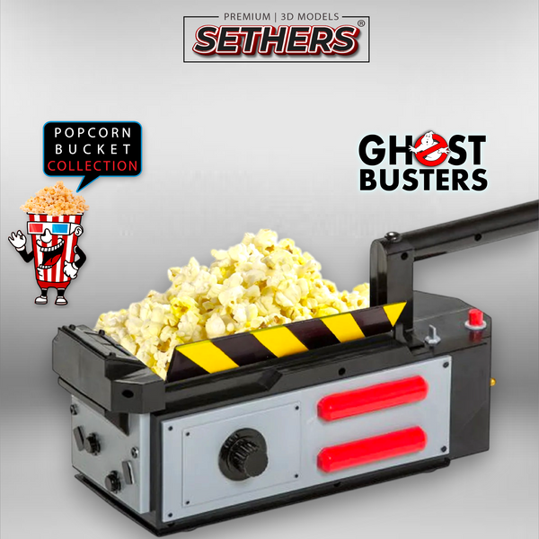 Ghostbusters | Popcorn Bucket | 3D Printer Model Files