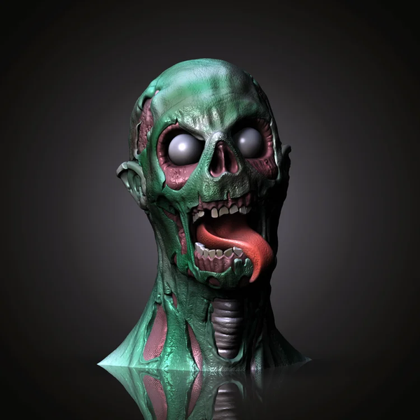Ghoul Head | 3D Printer Model Files