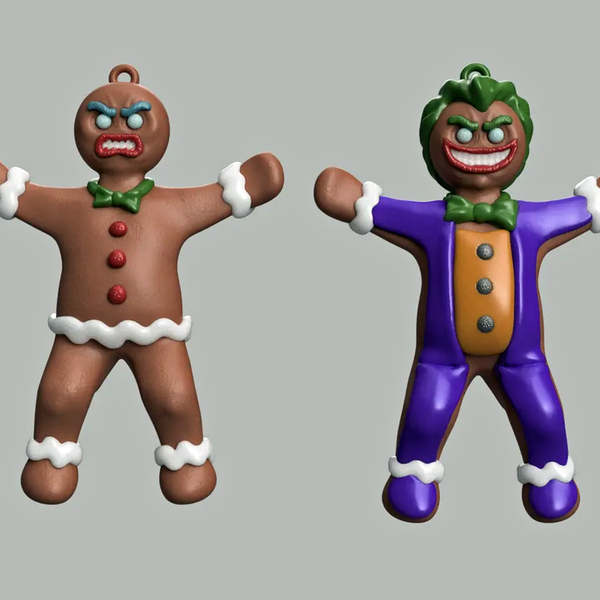 Gingerbread Men Figures | 3D Printer Model Files