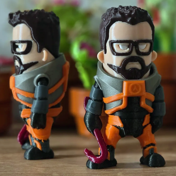 Gordon Freeman Mini Figure | 3D Printer Model Files