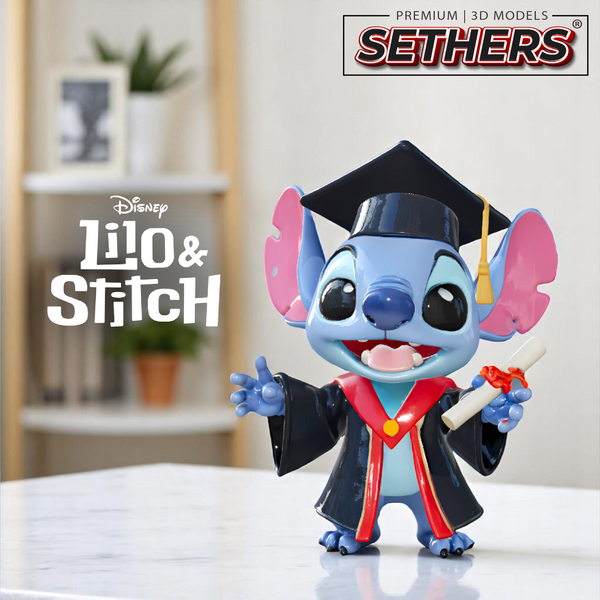 Graduation | Lilo and Stitch | Best 3D Printing STL Models