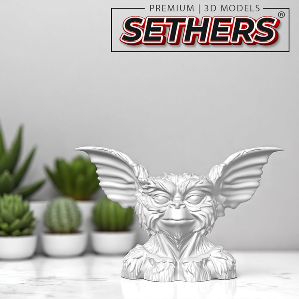 Gremlin Bust | Best 3D Printing STL Model Files