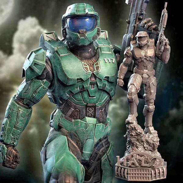 Halo Master Chief Statue | 3D Printer Model Files