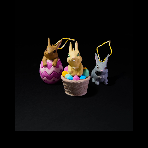 Hand-carved Easter Decorations | 3D Print Model
