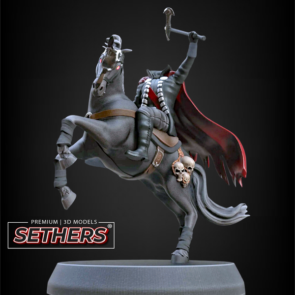 Headless Horseman Sculpture | 3D Printer Model Files