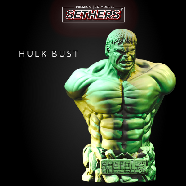 Hulk Bust | 3D Printer Model Files