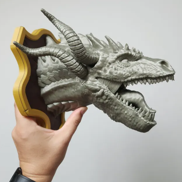 Inferno Dragon Wall Trophy Mount | 3D Printer Model Files