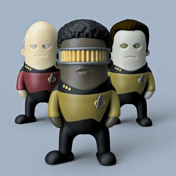 LaForge Star Trek Mini Figure | 3D Printer Model Files