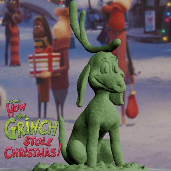Max the Dog | How the Grinch Stole Christmas | 3D Printer Model Files