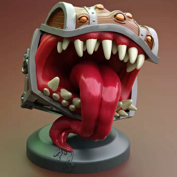 Mimic Chest Statue | 3D Printer Model Files