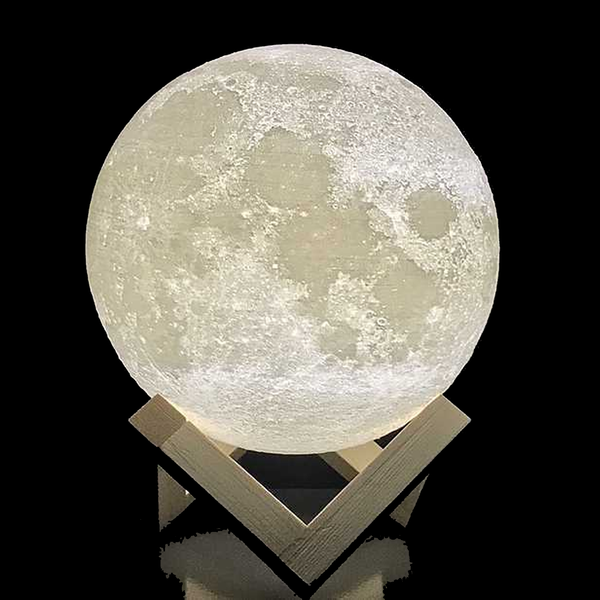 Moon Night Light LED Lamp | 3D Printer Model Files