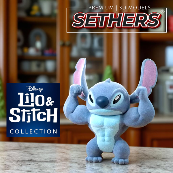 Muscle Bound | Lilo and Stitch | Best 3D Printing STL Model Files