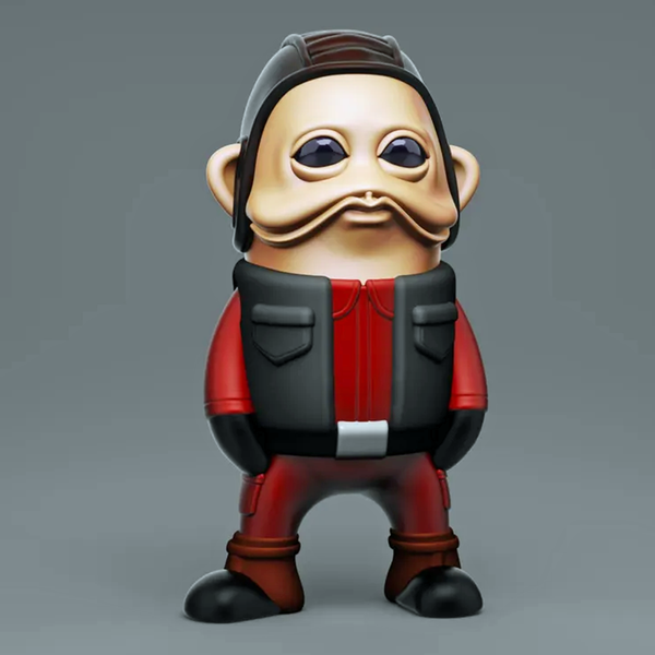 Nien Numb Star Wars Mini Figure | 3D Printer Model Files