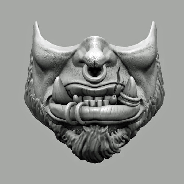 Orc Mask v2 | 3D Printer Model Files
