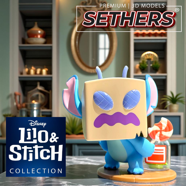 Paper Bag Monster | Lilo and Stitch | Best 3D Printing STL Model Files