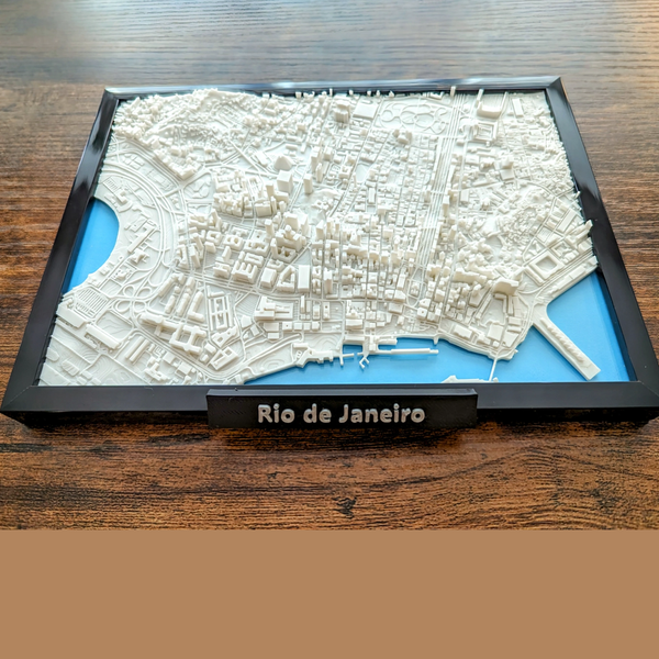 Rio de Janeiro Brazil 3D City Frames | 3D Printer Model Files