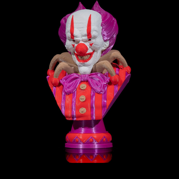 Scary Clown Bust | 3D Printer Model Files