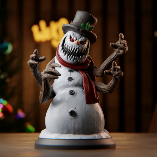 Scary Snowman | 3D Printer Model Files