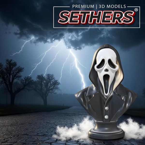 Scream Bust | Best 3D Printing STL Model Files